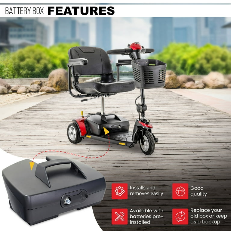 Battery Pack For Pride Go-Go Elite Traveller Plus Go-Go, 48% OFF