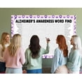 Alzheimer’s Awareness Word Search Game, Giant Crossword Puzzle, Large ...