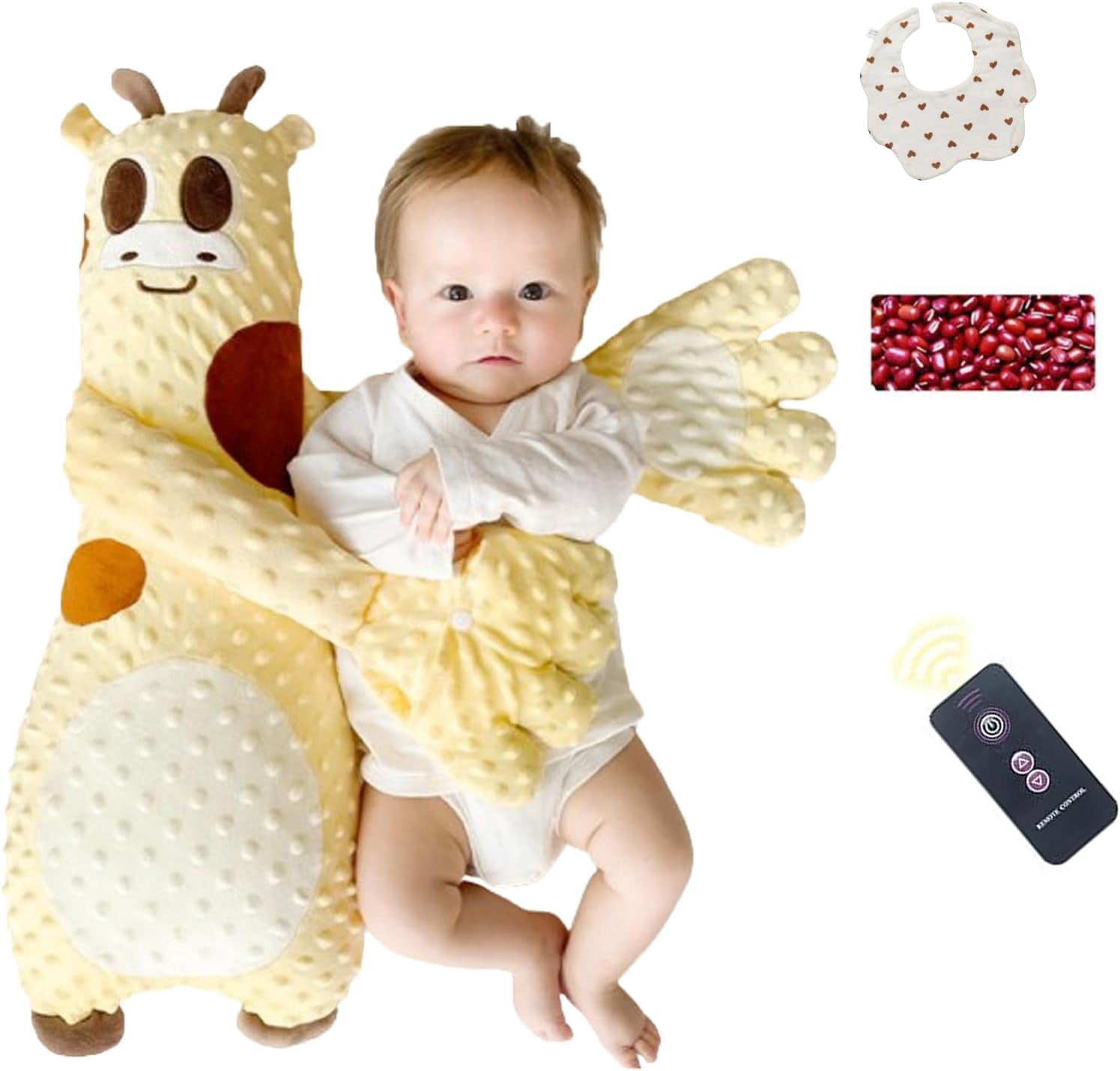 Baby Patter for Sleep, Cute Giraffe Patting Soother Pillow for Baby ...
