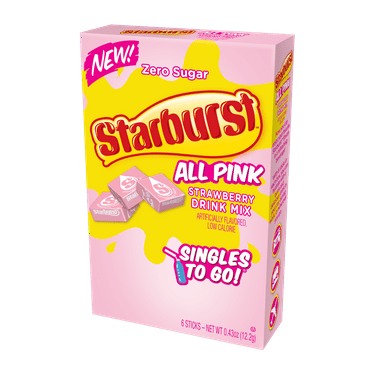 Great Value Sugar-Free Pink Lemonade Drink Mix, 0.14 oz, 10 Count ...