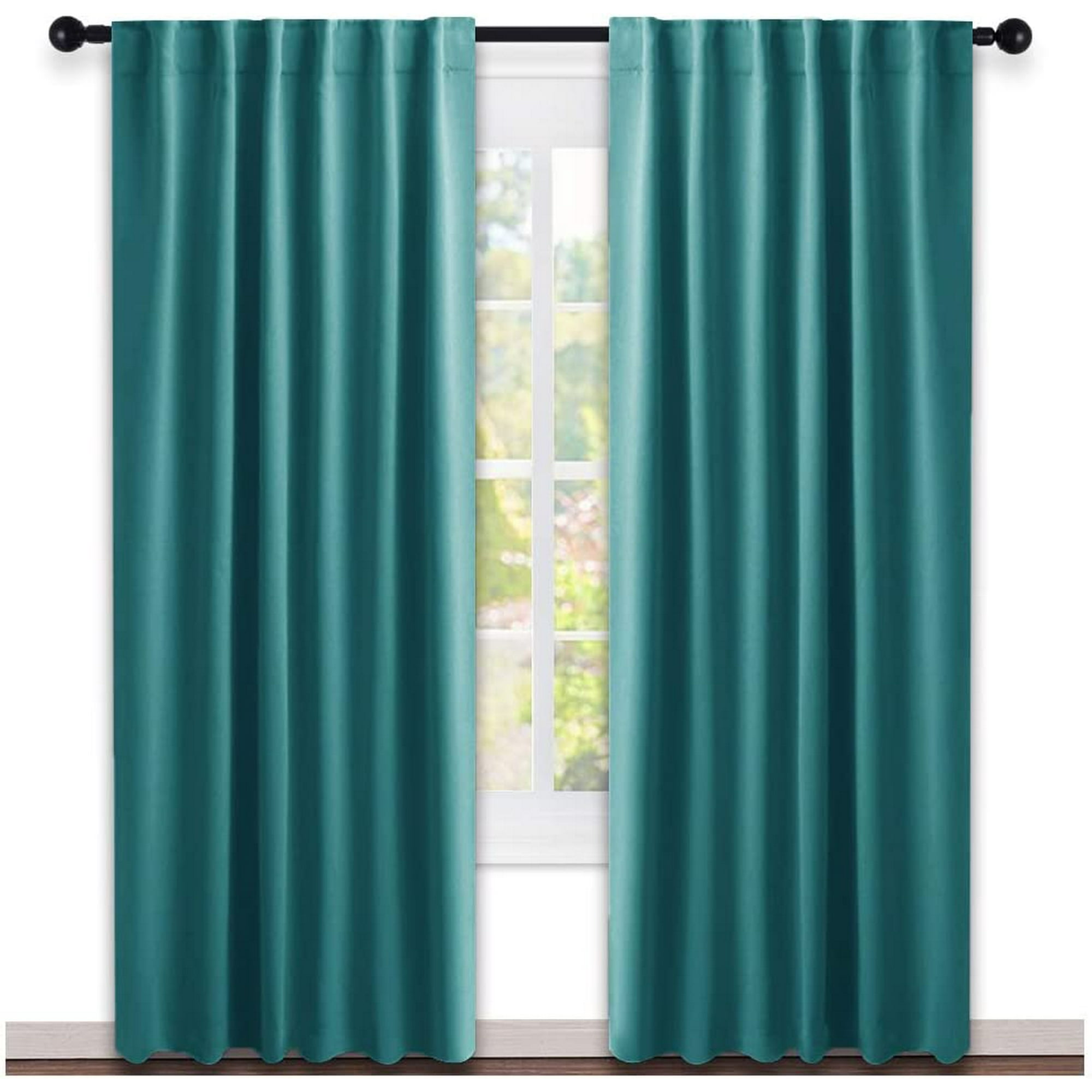 Blackout Curtain Panel For Living Room Cappuccino 70 Inches Wide By 63 ...