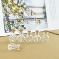Small Cute Transparent Glass Bottles Pendants Small Stained Glass ...