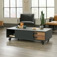 Sauder Boulevard Cafe Storage Coffee Table, Black Finish - Walmart.com