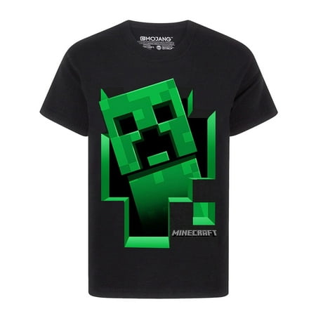 Minecraft T-Shirt For Boys | Kids Creeper Inside Gamer Gifts ...