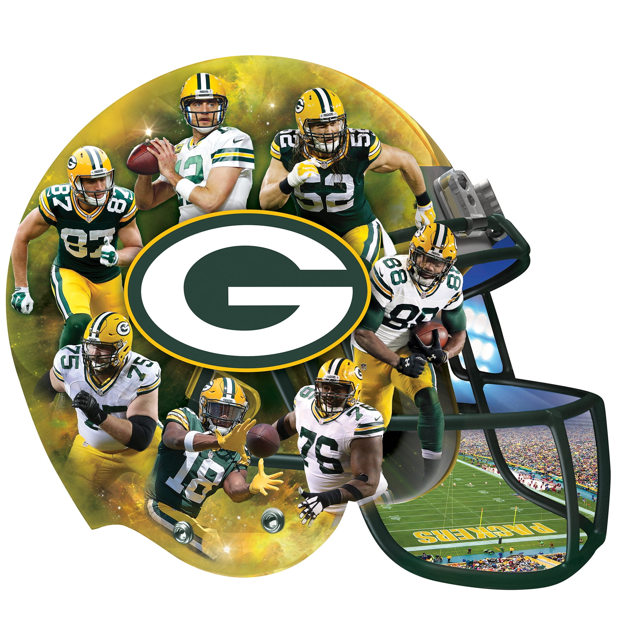 NFL Green Bay Packers 500pc Shaped - Walmart.com