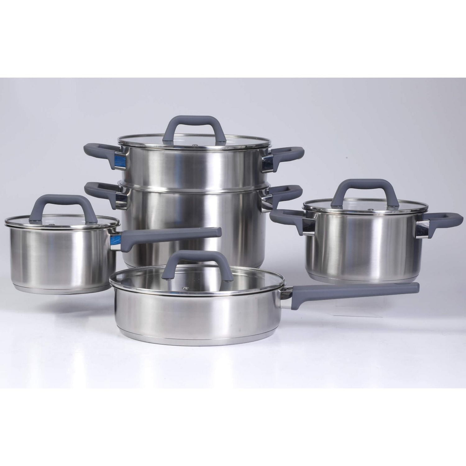 Oster Beauford 9 Piece Stainless Steel Cookware Set - Walmart.ca