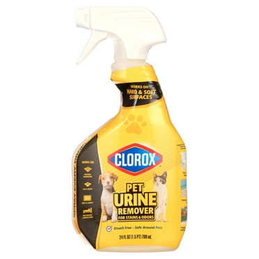 Clorox Pet Urine Remover STF9 for Stains and Odors, Spray Bottle, 24 ...