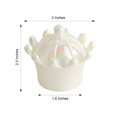 Efavormart 12 Pack | White Fillable Mini Crown Party Favor Gift Boxes ...