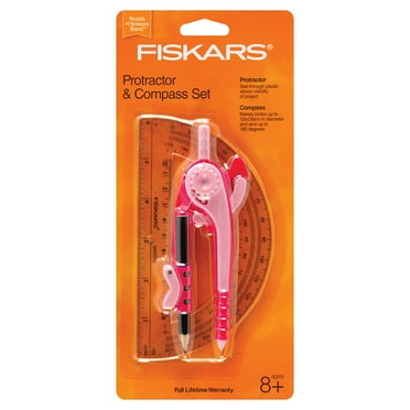 Fiskars Compass and Protractor Set (Color Received May Vary) - Walmart.com