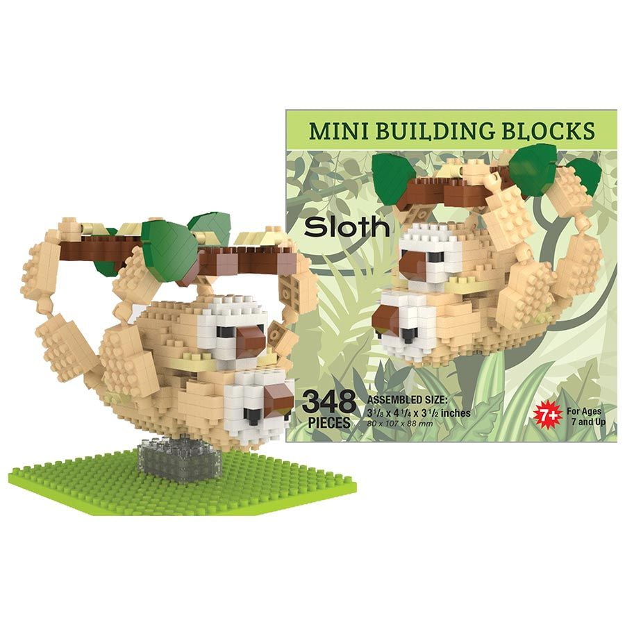 Mini Building Blocks - Sloth - Walmart.com