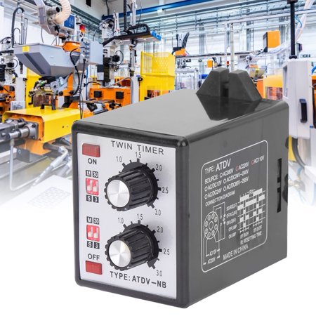 Twin Timer Relay, Knob Type Dedicated CMOSIC Time Switch Relay, Return ...