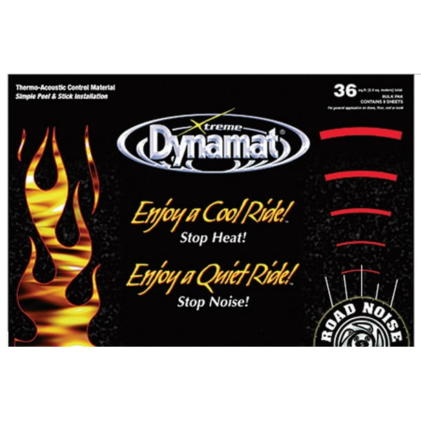 Dynamat 10465 24" x 48" x 0.067" Thick Self-Adhesive Sound Deadener ...