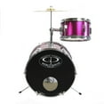 GP Percussion Beginner's 3-Piece Junior Drum Set, Music Instrument for ...