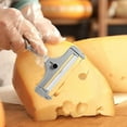 BioRing Stainless Steel Cheese Slicer, Adjustable Thickness Cutter for ...