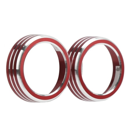 FLAMEEN 2PCS Air Conditioner Button Trim Red Replacement For All Models ...
