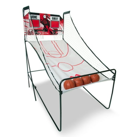 Hy-Pro Twin Shot Foldable Basketball Arcade System with LED Scoring ...