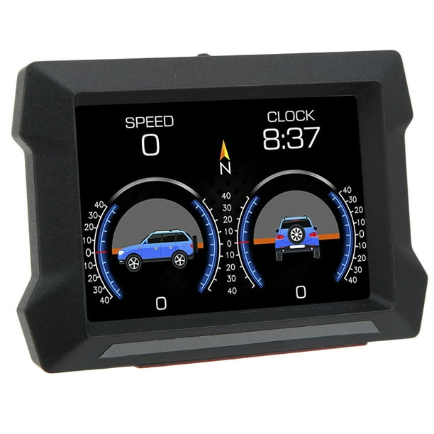 Universal Car HUD, HUD Speedometer OBD2 GPS Gauge Display With Slope ...
