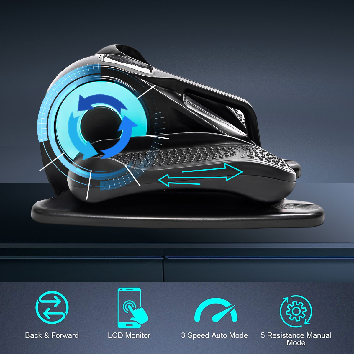 Buy Under Desk Cycle Electric Elliptical Bikes Under Desk Elliptical ...