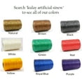 Free Shipping Kulay Brown Bobbin Artificial Deer Sinew Waxed Flat Poly ...