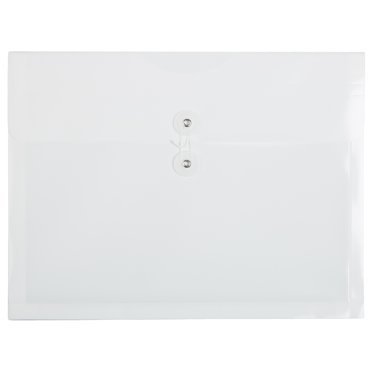 JAM Paper Plastic Envelopes with Hook & Loop Closure, Letter Booklet, 9 ...