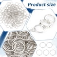 200Pcs 14mm 304 Stainless Steel Open Jump Rings 1mm Thick Metal O Ring ...