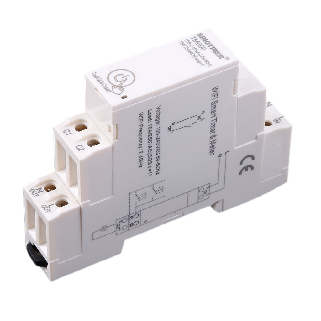 Buy JUNTEX TM608 Single Phase Home Energy Meter with Timer Switch ...