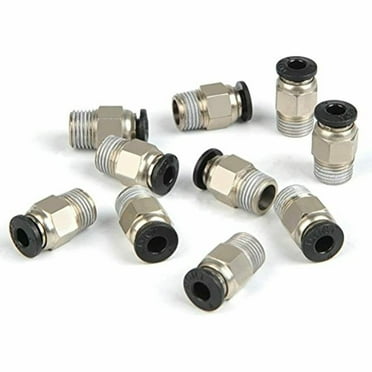 40 Pieces Straight Push Connectors, Push To Connect Fittings Quick ...