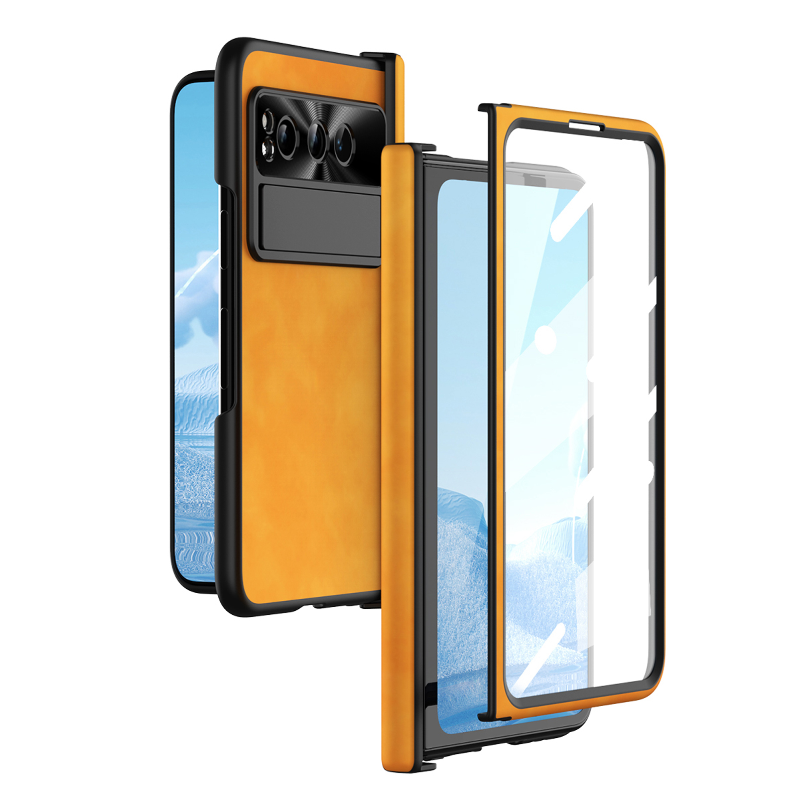 for Google Pixel Fold 7.6 inch Case with Hinge Protection, Full Body ...