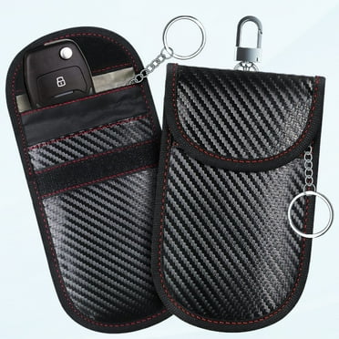 Faraday Key Fob Protector - 2 Pack Mini Anti-Theft Case, RFID Signal ...
