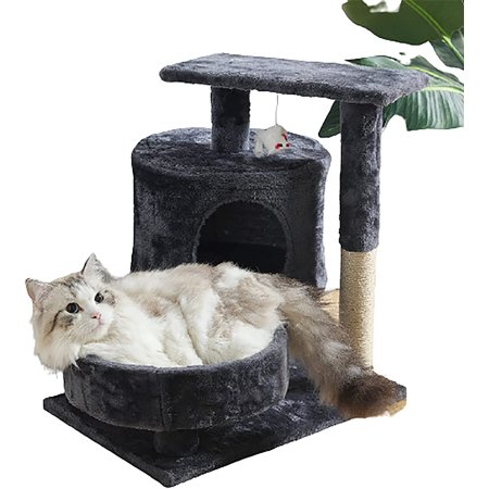 Cat Tree Game Tower Scratch Column and Apartment with sisal Multi ...