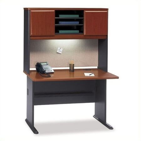 Bush Business Furniture Series A Wood Office Cubicle with Hutch in ...