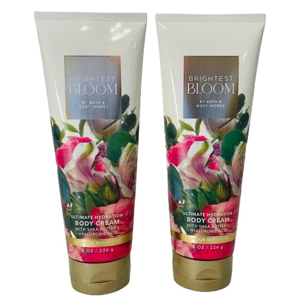 Crema corporal Bath & Body Works Brightest Bloom, 240 ml, paquete de 2 ...