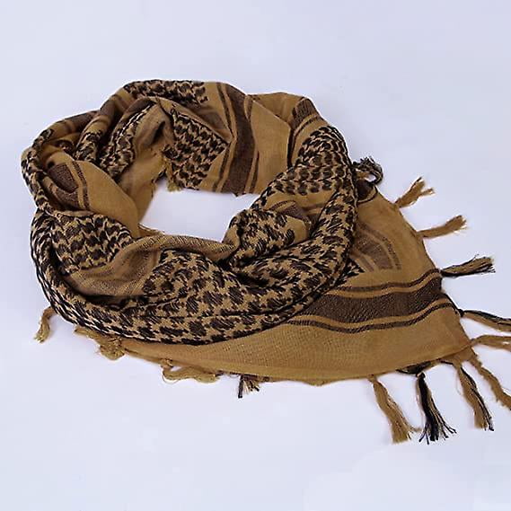 Bufanda táctica militar Shemagh Desert, 70% algodón Keffiyeh Neck Head ...