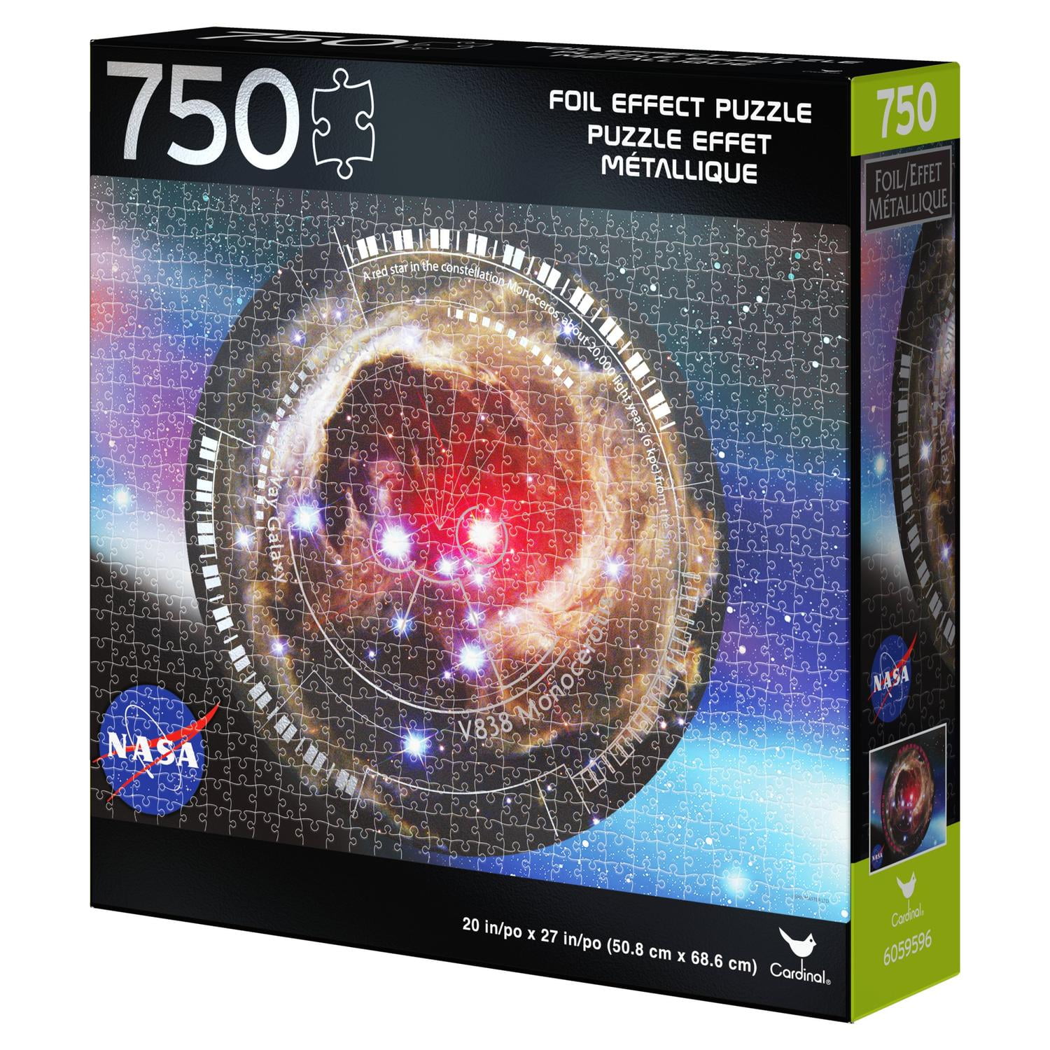 Cardinal: Rompecabezas NASA 750 piezas Efecto Metalico - Nebula Spin ...