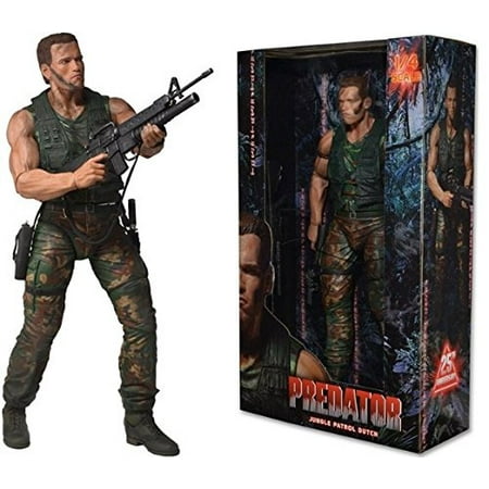 NEcA Predators Dutch Arnold Schwarzenegger Action Figure, 1/4 Scale ...
