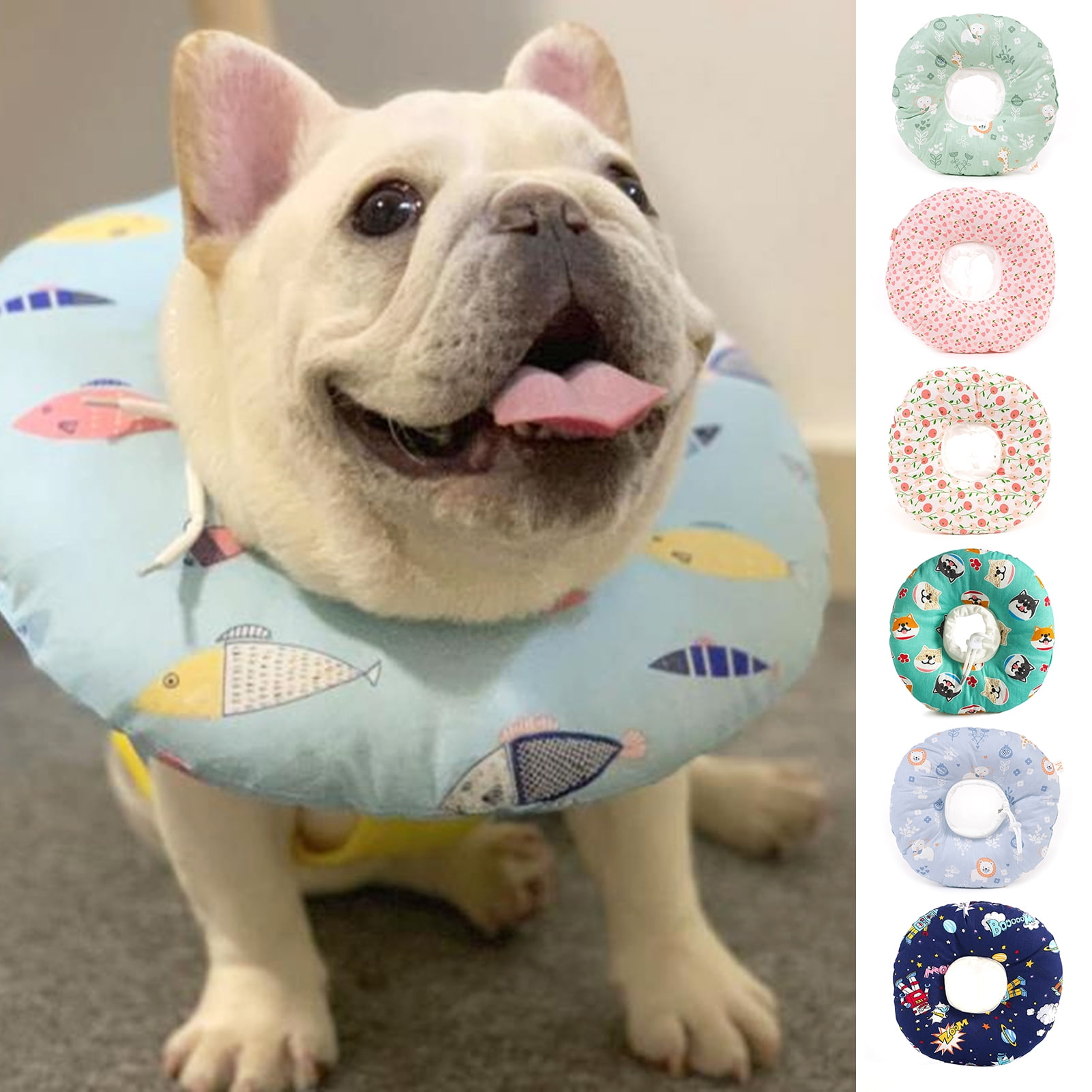 Bobasndm Adjustable Soft Cat Rehabilitation Cone,Cat Protective Cone ...