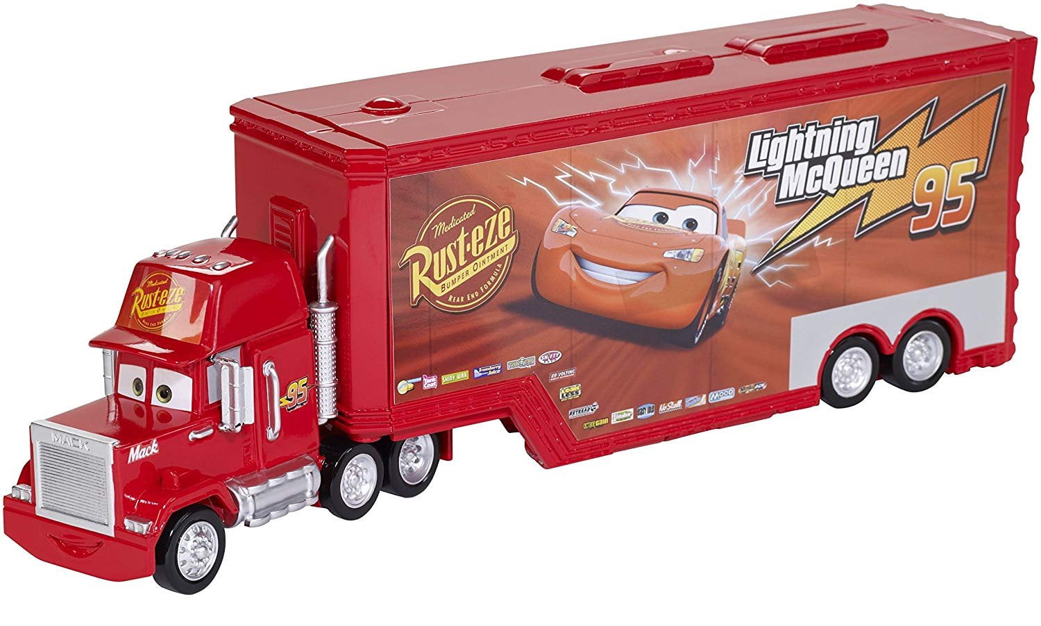 Disney/Pixar Cars Mack Truck and Transporter - Walmart.com
