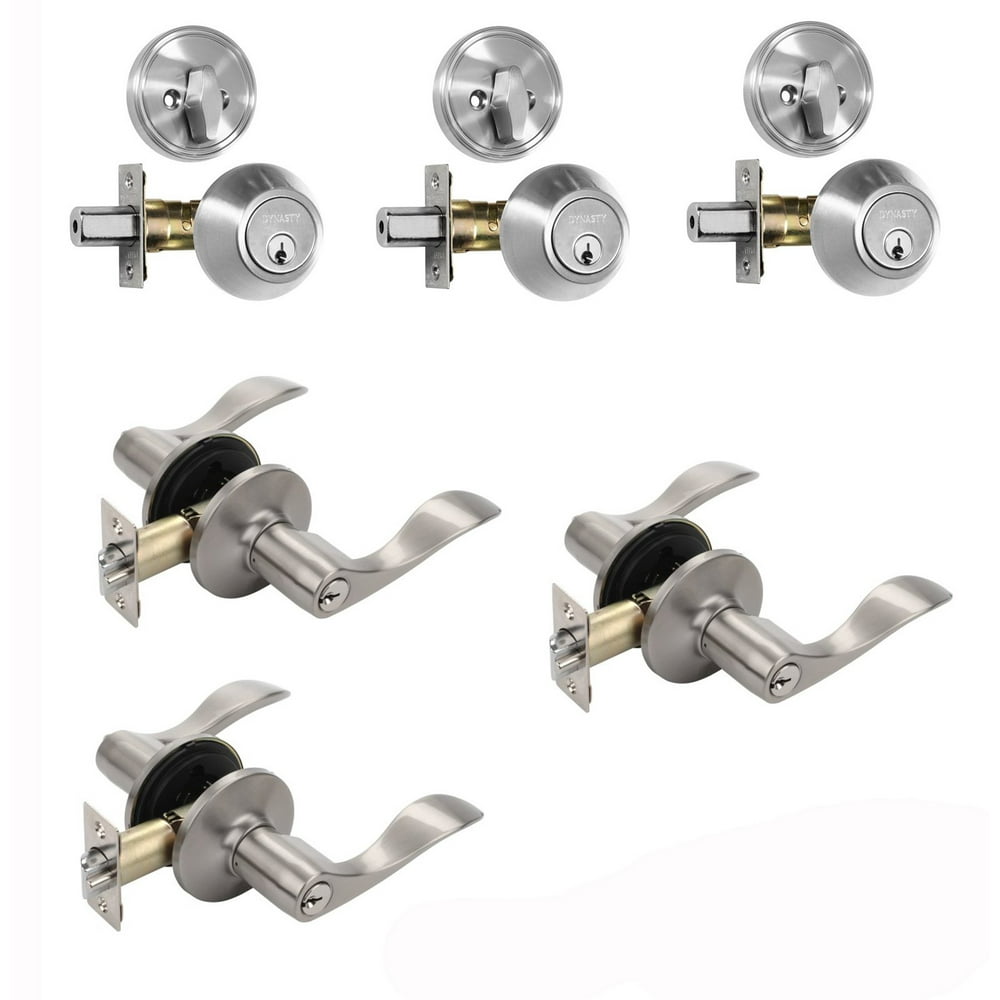 Dynasty Hardware CP-HER-US15, Heritage Front Door Entry Lever Lockset ...
