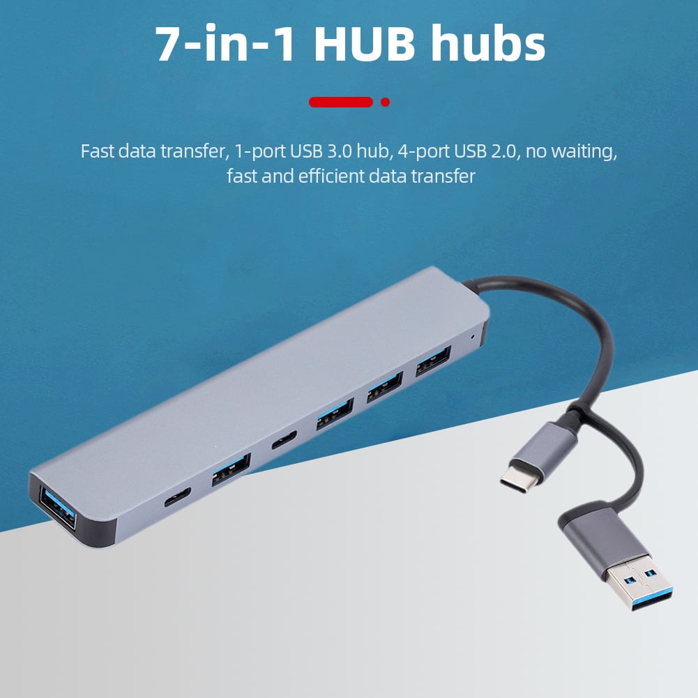 Tipo-C Mini USB Hub Plug and Play USB Hub Multi Splitter Adapter para ...