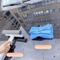 AUDeals Window Squeegee Cleaner Tool | Heavy-Duty Rubber with Ergonomic ...