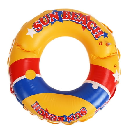 Kids Swim Rings Inflatable Cute Big Handle Swimming Pool Water Float ...