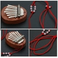 WHAMVOX Small Kalimba Wood Kalimba Portable Kalimba Beginner Kalimba 8 ...