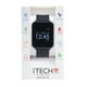 iTech Fusion Unisex Smart Watch & Fitness Tracker Black Case & Black ...