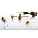 Flame King Horizontal Propane Tank, Propane Cylinder with Bleeder ...