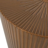 GDF Studio Pamsha Vintage Modern Metal Sunburst Side Tables, Set of 2 ...