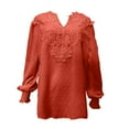 ChoXxx Women's Long Sleeve Elegant Lace Collar Casual Basic Soft ...