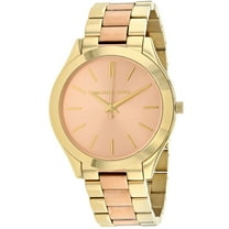 Michael Kors Women's Slim Runway MK3265 Blue Stainless-Steel Quartz ...