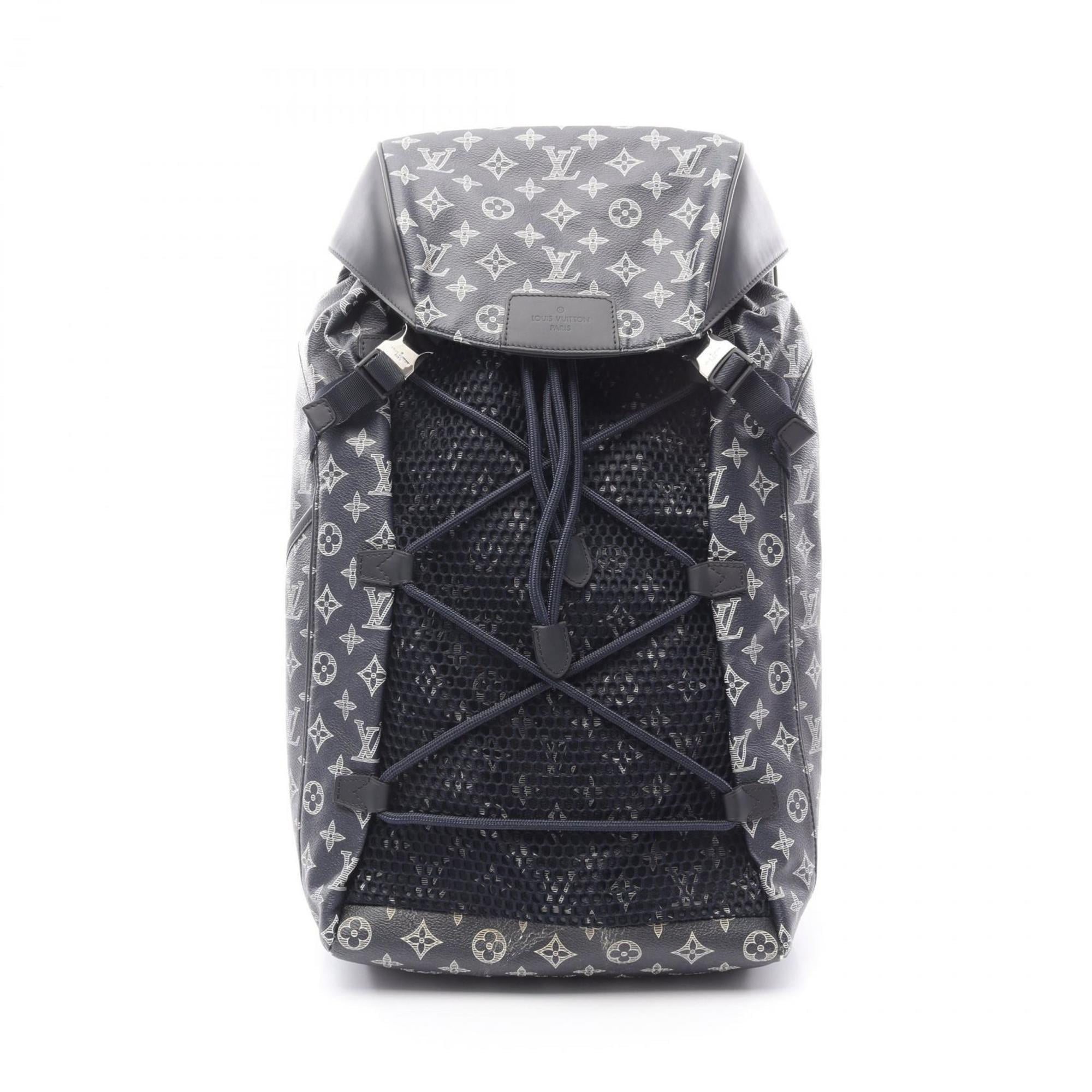 Pre-Owned Louis Vuitton Chapman Hiking Backpack Monogram Savannah ...