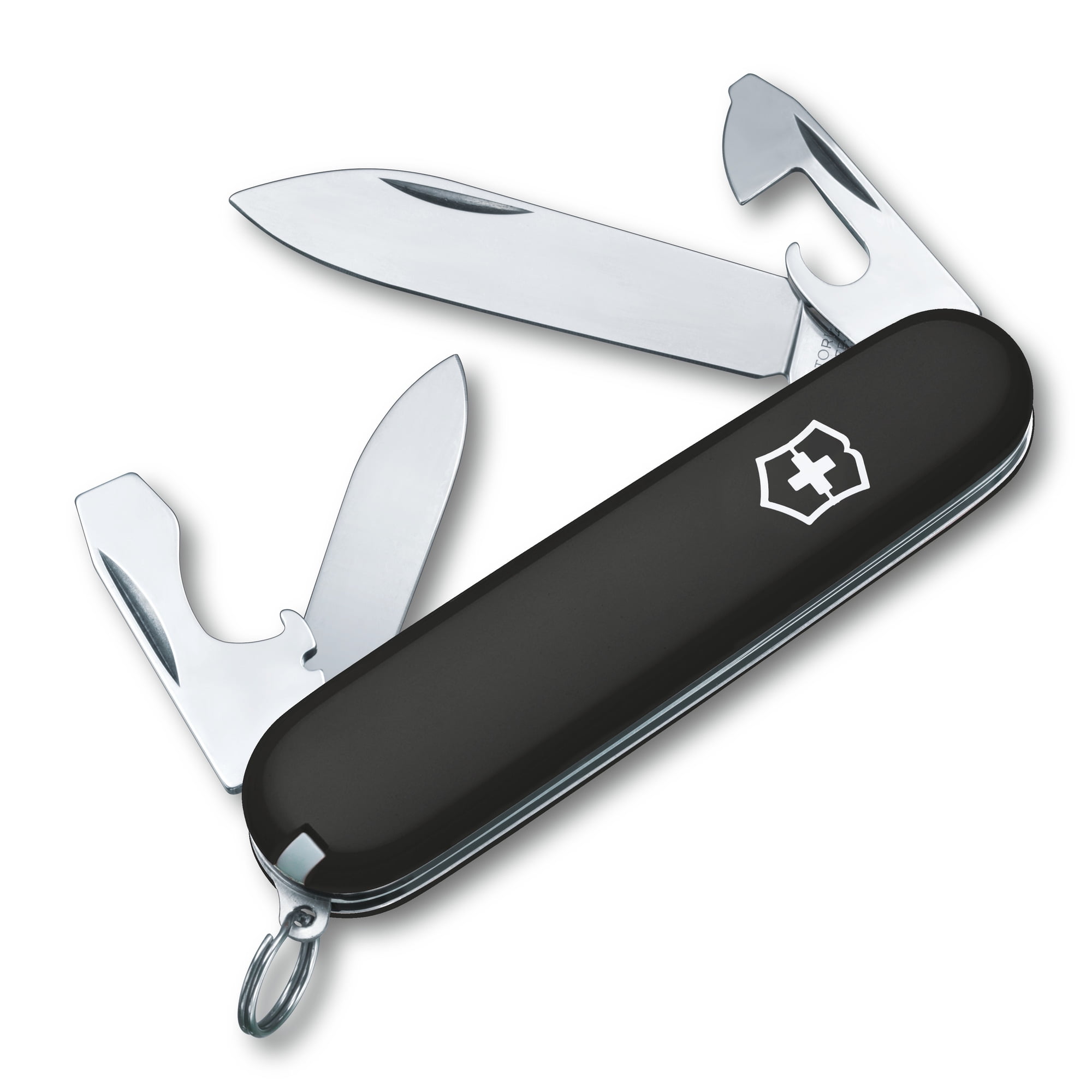 Victorinox Recruit 10 Function Black Pocket Knife - Walmart.com
