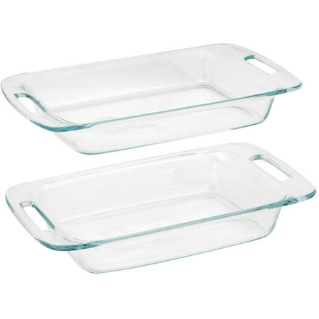 2 Piece Easy Grab Oblong Glass Bakeware Set - Walmart.ca